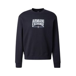 Armani Exchange Sweatshirt Herren Gr&ouml;&szlig;e XL marine / himmelblau / wei&szlig;