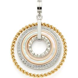 Leonardo Anh&auml;nger Damen Gr&ouml;&szlig;e One Size gold / silber / transparent / perlwei&szlig;