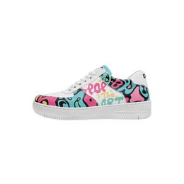 DOGO Sneaker low 'Dice Sneakers - Pop the Art' Damen Gr&ouml;&szlig;e 36 wei&szlig;