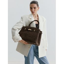 Estro Handtasche '1397' Damen Gr&ouml;&szlig;e One Size dunkelbraun