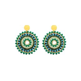 Gaya Earrings female Green size One Size