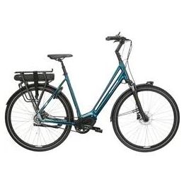 E-Bike KROSS "E-Citybike Sentio Hybrid 5.0 28 Zoll t&uuml;rkis - Shimano Mittelmotor" Gr. 56, schwarz (t&uuml;rkis, schwarz), Elektrofahrr&auml;der, Damen, 56cm, 28 Zoll (71,12cm), SHIMANO 36 V/250 W, Mittelmotor DU-E500