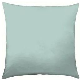 Kissenbezug Kaeppel "Uni Mako-Satin, 100% Baumwolle", gr&uuml;n (mint), B:80cm L:80cm, Baumwolle, Obermaterial: 100% Baumwolle, Kissenbez&uuml;ge, Kissenbezug, Kissenh&uuml;lle in vielen sch&ouml;nen Farbt&ouml;nen mit Rei&szlig;verschluss