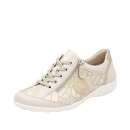 Remonte Sneaker Damen Gr&ouml;&szlig;e 40 beige / dunkelbeige / gold