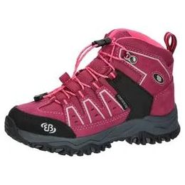 Br&uuml;tting Outdoorschuh BR&Uuml;TTING "Outdoorstiefel Mount Pinos High Kids", Kinder, Gr. 34, rosa, Veloursleder, Schuhe Outdoorschuh