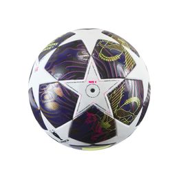 adidas Performance Ball 'UEFA Champions League Final League' Herren Gr&ouml;&szlig;e 5 navy / schilf / aubergine / wei&szlig;