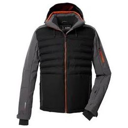 Skijacke Killtec "KSW 72 MN SKI JCKT", Herren, Gr. L, schwarz, Obermaterial: 100% Polyester;Futter: 100% Polyester;F&uuml;llung: 100% Polyester, Jacken Skijacke, Moderne Hybridoptik, winddicht, wasserabweisend, atmungsaktiv