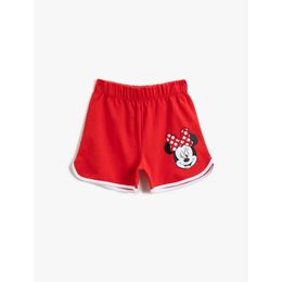 KOTON Shorts M&auml;dchen Gr&ouml;&szlig;e 122/128 rot / schwarz / offwhite