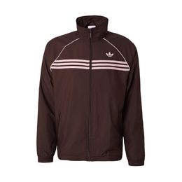 adidas originals Jacke Herren Gr&ouml;&szlig;e XL dunkelbraun / wei&szlig;