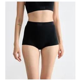 Panty Sloggi "Double Comfort T", Damen, Gr. 42, schwarz, Single Jersey, Obermaterial: 95% Baumwolle, 5% Elasthan, unifarben, k&ouml;rpernah, Unterhosen Panty, superweicher Komfortbund, flache Abschl&uuml;sse