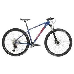 Mountainbike KROSS "KROSS MTB Hardtail Level 7.0 29" blau 11 G&auml;nge" Gr. 51, blau (blau, schwarz), Fahrr&auml;der, Herren, 51cm, 29 Zoll (73,66cm) hinten: 29 Zoll (73,66cm), mit Carbon-Rahmen und -Gabel
