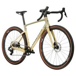 Gravelbike KROSS "KROSS Gravelbike Esker RS 3.0 28" braun" Gr. 51, braun (braun, braun), Fahrr&auml;der, Herren, 51cm, 28 Zoll (71,12cm) hinten: 28 Zoll (71,12cm), mit Carbon-Rahmen und -Gabel