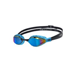 arena Schwimmbrille 'Air Sonic Mirror' Herren Gr&ouml;&szlig;e XS/XL blau / azur / senf / schwarz