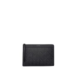 Calvin Klein Aktentasche 'Calvin Klein XL EMBLEM AOP EMBOSS MEDIUM ZIP BORSA' Herren Gr&ouml;&szlig;e One Size schwarz
