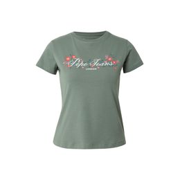Pepe Jeans T-Shirt Damen Gr&ouml;&szlig;e XL oliv / hellpink / grenadine / wei&szlig;