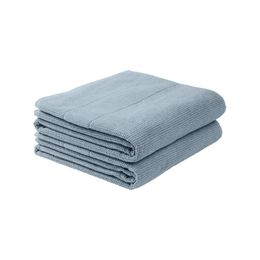 Schiesser Towel 'Duschtuchset Turin - 2-teilig' female Blue size One Size