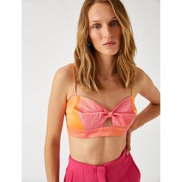 KOTON Top Damen Gr&ouml;&szlig;e S orange / pink