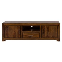 TV-Board Sheesham 180x50x56 braun lackiert METRO LIFE #141