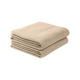 Schiesser Towel 'Duschtuchset Turin - 2-teilig' female Beige size One Size