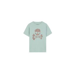 Scalpers Funktionsshirt 'Ikat Skull Tee' Gr&ouml;&szlig;e 152 hellblau
