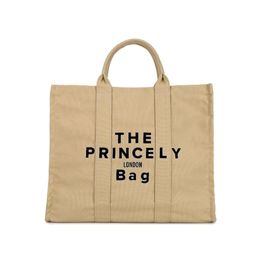 Princely London Strandtasche 'Tragetasche "The Princely London Bag" large (L) sand' Damen Gr&ouml;&szlig;e 43x30x23 sand