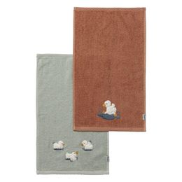 Sterntaler Towel 'Edda' male Brown, Grey size 0