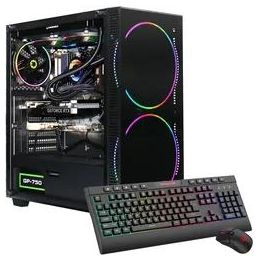 GAMEMAX Gaming-PC "Black Hole 7655 AMD Ryzen 5 9600X RTX 5060Ti 32GB DDR5 1TB SSD", schwarz, Microsoft Windows 11 Home (64 Bit), 32 GB RAM 1.000 GB SSD, Desktop-PCs, Windows 11, DDR5 RAM