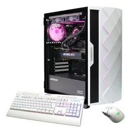 GAMEMAX Gaming-PC "Diamond WT 7700 AMD Ryzen 5 9600X RTX 5070 32GB DDR5 1TB SSD", wei&szlig;, Microsoft Windows 11 Home (64 Bit), 32 GB RAM 1.000 GB SSD, Desktop-PCs, Windows 11, DDR5 RAM