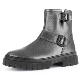 Gabor Ankle Boots Damen Gr&ouml;&szlig;e 38.5 silber Winterschuhe