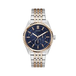 Guess Analoguhr 'CAMDEN' Herren Gr&ouml;&szlig;e One Size blau / gold