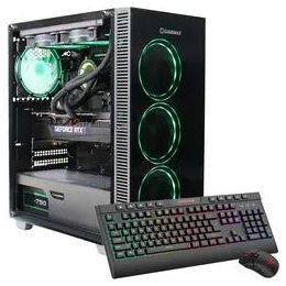 GAMEMAX Gaming-PC "Draco XD 7713 AMD Ryzen 5 9600X RTX 5060Ti 32GB DDR5 1TB SSD", schwarz, Microsoft Windows 11 Home (64 Bit), 32 GB RAM 1.000 GB SSD, Desktop-PCs, Windows 11, DDR5 RAM
