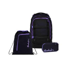 Satch Rucksack 'Pack Purple Phantom Schulrucksack Set 3tlg' M&auml;dchen Gr&ouml;&szlig;e One Size lila