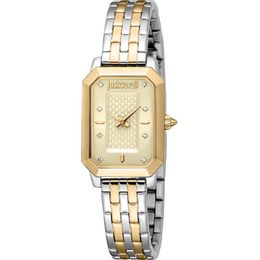 Just Cavalli Analog Watch female Gold, Silver size One Size