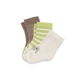 Tchibo - 3 Paar Babysocken - Baby - Gr. 19-22 - wei&szlig;