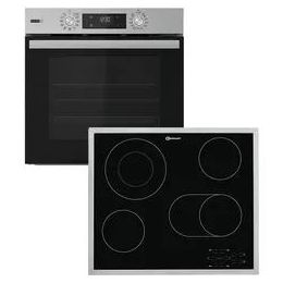 Bauknecht Backofen-Set "BAKO 760 Steam", Energieeffizienz: A+ (A+++-D), inox, Herdsets, GentleSteam &ndash; f&uuml;r ein saftiges Inneres und ein knuspriges &Auml;u&szlig;eres