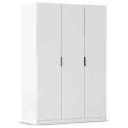 Kleiderschrank Rauch "Dreht&uuml;renschrank Schrank Garderobe Ankleide Schlafzimmer LAGOA", alpinwei&szlig;, B:136cm H:197cm T:54cm, Holzwerkstoff, Schr&auml;nke, Kleiderschrank, moderne Kantengriffe aus Metall, optional mit Aufsatz MADE IN GERMANY