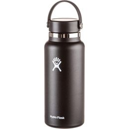 Hydro Flask Drinking Bottle '32 OZ Wide Mouth with Flex Cap 946 ml' female Black size Onesize