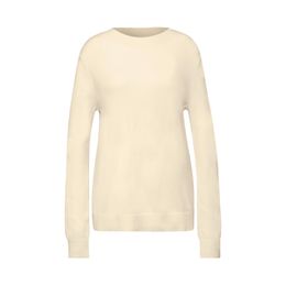 Street One Strickpullover mit Rollkante - Damen - Gr. 42 - beige