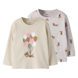 Tchibo - 2 Name IT Kinder-Langarmshirts - M&auml;dchen - Gr. 110