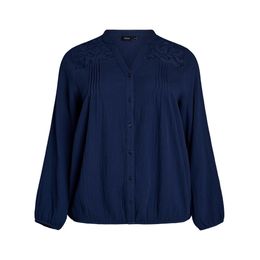 ZIZZI Bluse 'VVIVA' Damen Gr&ouml;&szlig;e 7XL/8XL navy