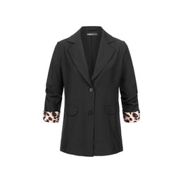 Cloud5ive Blazer Damen Gr&ouml;&szlig;e 42 ecru / braun / schwarz