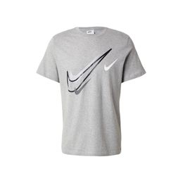 Nike Sportswear T-Shirt 'SOS' Herren Gr&ouml;&szlig;e L grau / schwarz / wei&szlig;