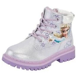 Schn&uuml;rboots Disney "FROZEN", M&auml;dchen, Gr. 28, lila, Synthetik, Schuhe Schn&uuml;rboots, Winterschuhe, Winterboots, Schn&uuml;rstiefel, Winterstiefel