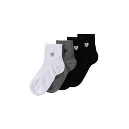 Lindex Socken Damen Gr&ouml;&szlig;e 36/38 graumeliert / schwarz / wei&szlig;