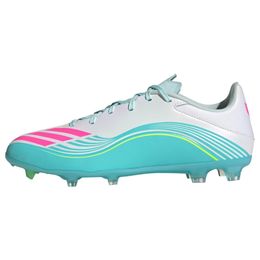 adidas Performance Fu&szlig;ballschuh 'F50 Messi League' Herren Gr&ouml;&szlig;e 44.5/45 t&uuml;rkis / neongr&uuml;n / neonpink / wei&szlig;