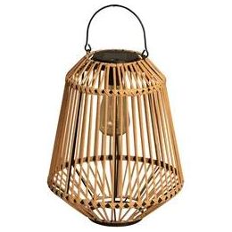 Au&szlig;en-Tischleuchte Luxform "Solar-Tischlampe - Ibiza - LED - 15 Lumen", braun (wicker), 1 Stk., Leuchten, Solarbetrieben