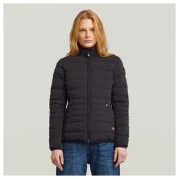 G-Star Raw Steppjacke G-STAR "Foundation Padded Short Jacket", Damen, Gr. S (36), schwarz (dk schwarz), Web, Obermaterial: 100% Polyester, eingefasste Kante, Jacken Steppjacke, in schmaler Passform