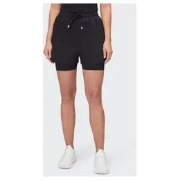 Trainingsshorts Venice Beach "SHORTS CATHERINE", Damen, Gr. L (42), N-Gr, schwarz, Obermaterial: 92% Polyamid, 8% Elasthan, Hosen