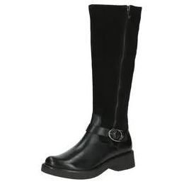 Stiefel Caprice "Caprice Stiefel Leder", Damen, Gr. 36, schwarz, Leder, Schuhe Stiefel