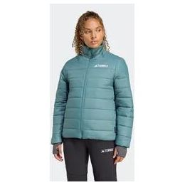 Steppjacke Adidas TERREX "MULTI ESSENTIALS", Damen, Gr. M, preloved teal, Obermaterial: 100% Polyamid, Jacken Steppjacke